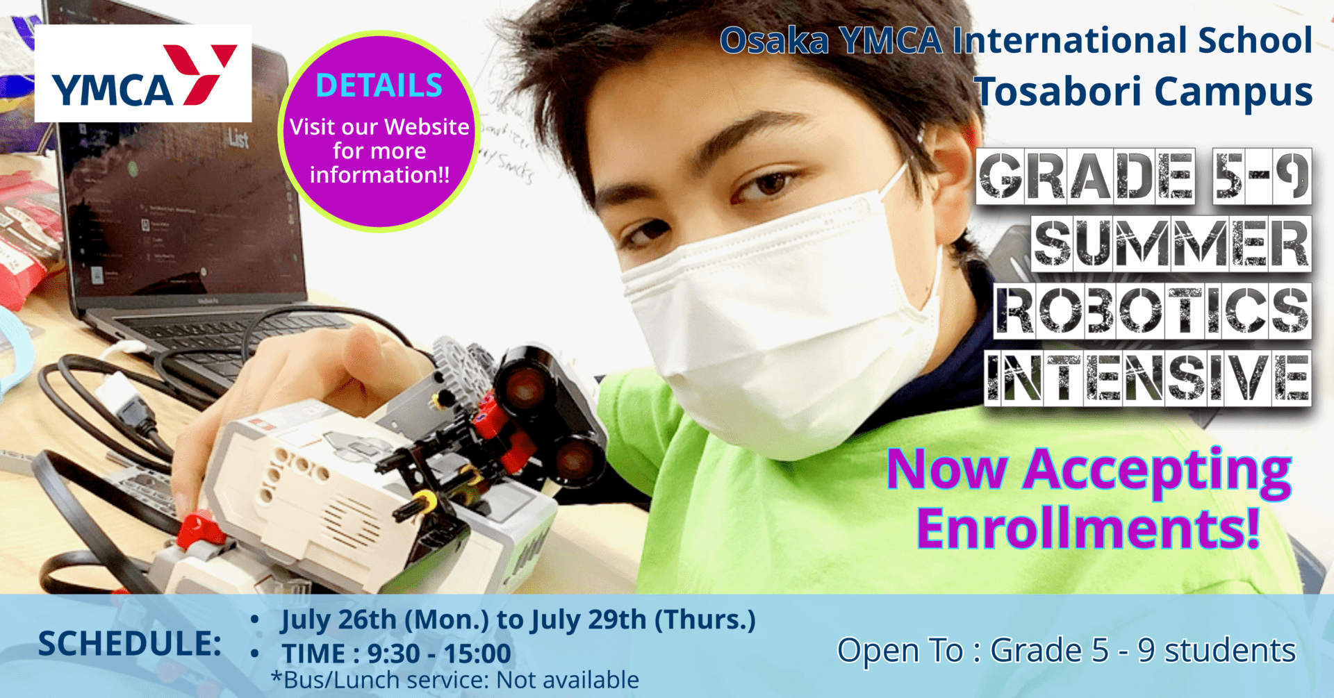 Summer Intensive Programs at OYIS - Osaka YMCA International School